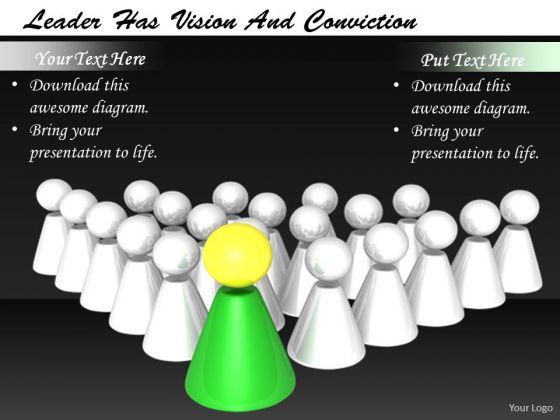 Stock Photo Business Strategy Execution Leader Has Vision And Conviction Im