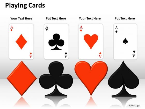 Strategy Diagram Playing Cards Business Cycle Diagram
