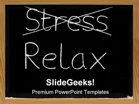 Stress Relax Business PowerPoint Template 0610 Stress Relax Business PowerPoint Template 0610