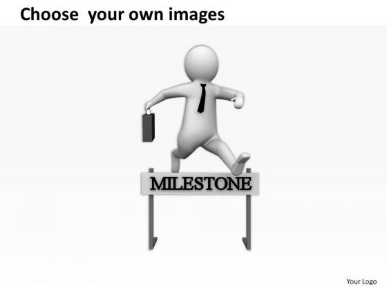 Successful Business People Milestones Crossing Reaching Target ...