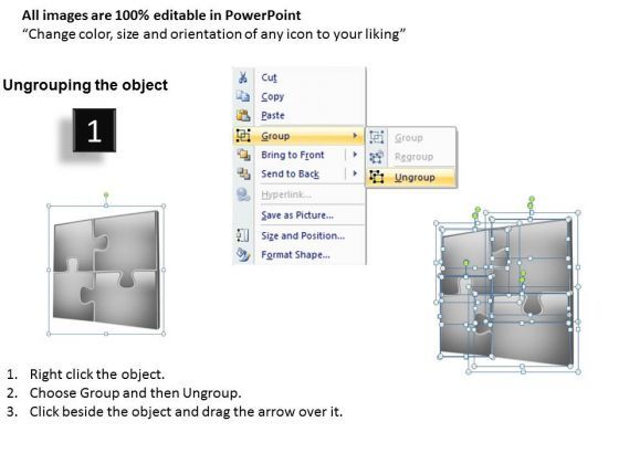 Symbol Puzzle 2x2 1 PowerPoint Slides And Ppt Diagram Templates