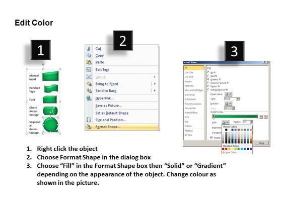 Symbols For Flowchart Processes PowerPoint Slides