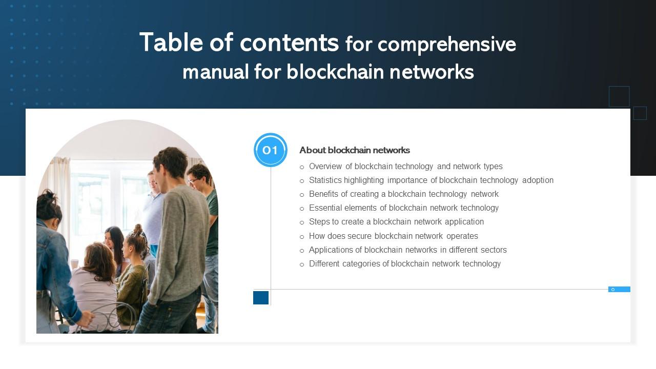 Table Of Contents Comprehensive Manual For Blockchain Networks Bct Ss V