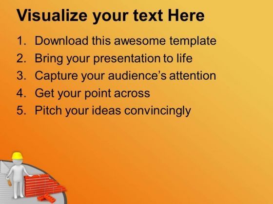 Take Precaution In Visiting Construction Site PowerPoint Templates Ppt ...
