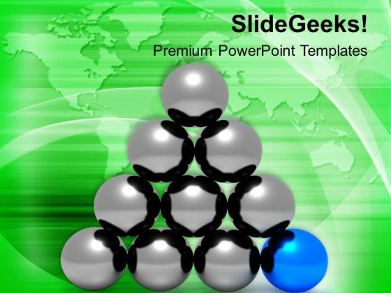 Teamwork And Unique Concept PowerPoint Templates Ppt Backgrounds For ...