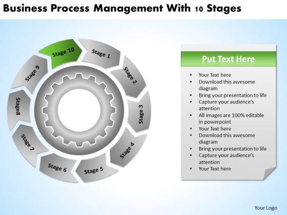 Theme Process Management With 10 Stages Ppt New Business Plan Template ...