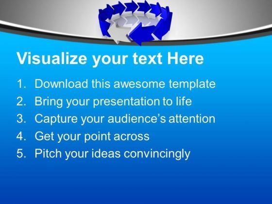 Unidirectional Arrow For Business Flow PowerPoint Templates Ppt ...