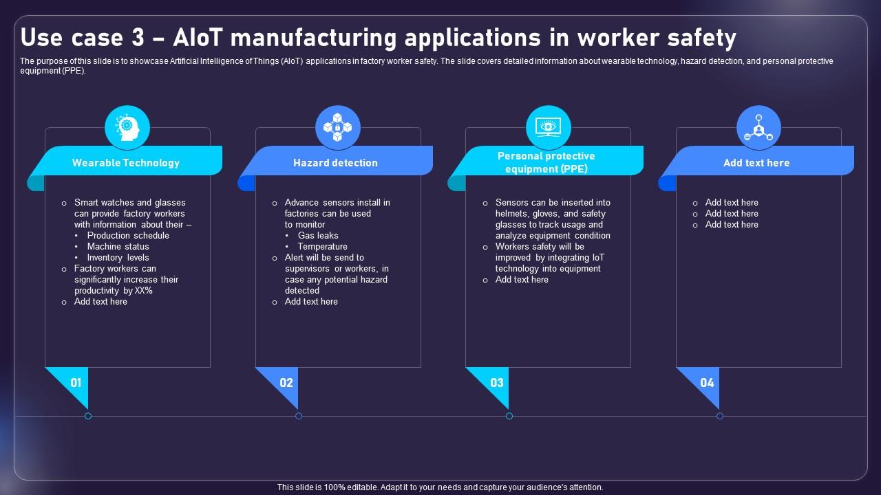 Use Case 3 Aiot Manufacturing Applications In Worker Safety Aiot