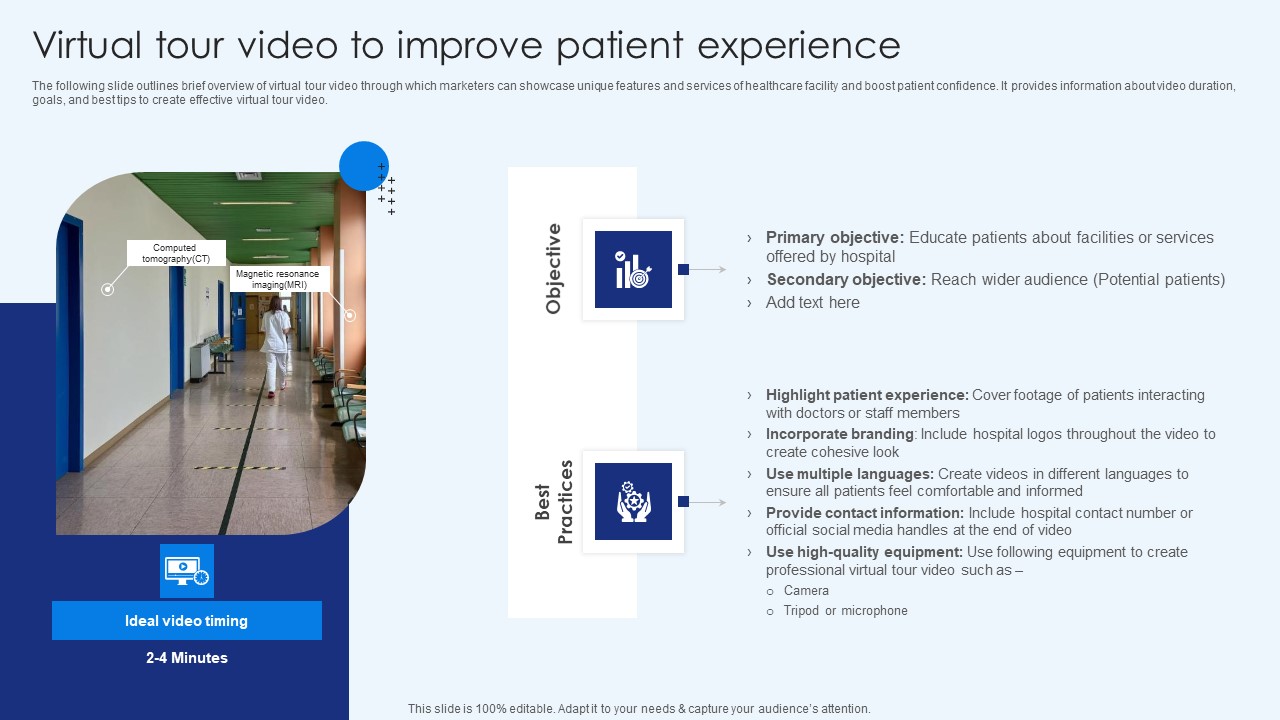 Virtual Tour Video To Improve Patient Experience Healthcare Promotion ...