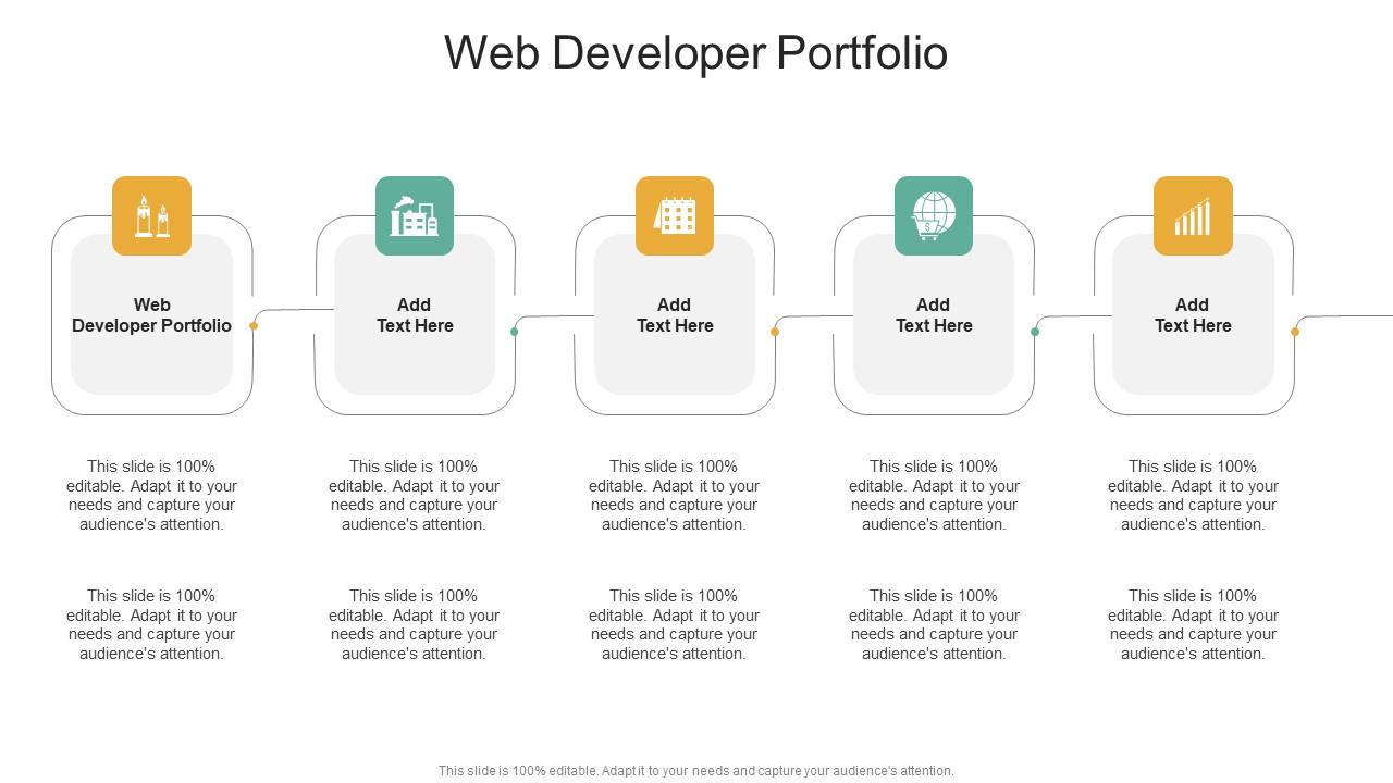 Web Developer Portfolio In Powerpoint And Google Slides Cpb
