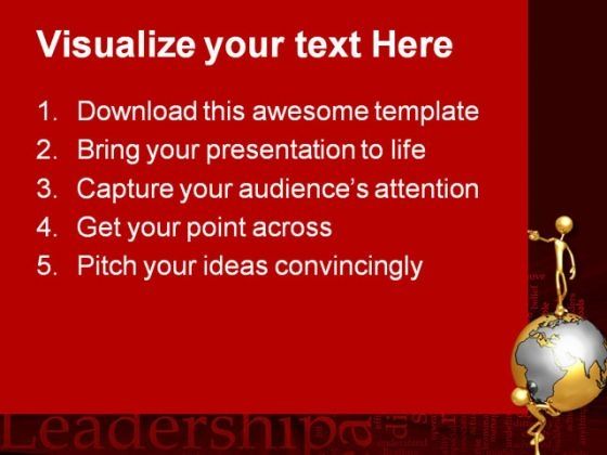World Leader Leadership PowerPoint Templates And PowerPoint Backgrounds ...