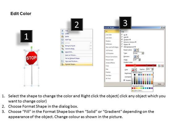 Wrong Strategy Stop Signs PowerPoint Templates And Ppt Slides