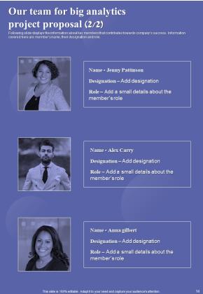 Big Analytics Project Proposal Example Document Report Doc Pdf Ppt