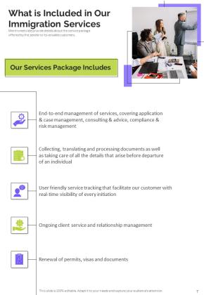International Immigration Service Proposal Example Document Report Doc ...
