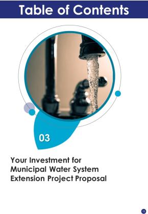 Municipal Water System Extension Project Proposal Example Document ...