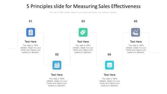 5 principles slide for measuring sales effectiveness PowerPoint ...