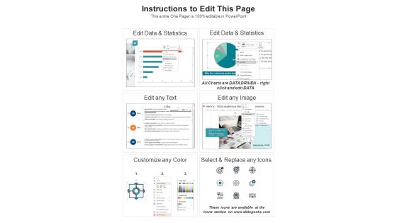 One Pager Company Profile - Slide Geeks