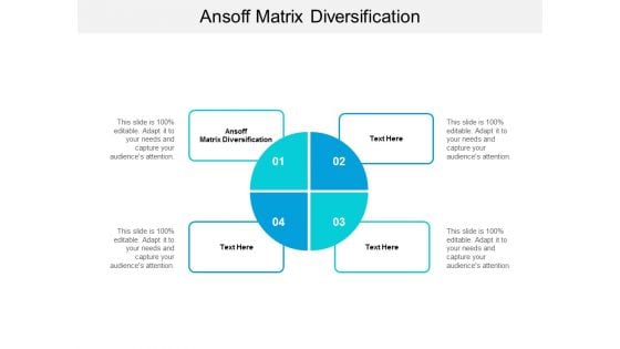 Ansoff diversification PowerPoint templates, Slides and Graphics Ansoff diversification PowerPoint templates, Slides and Graphics