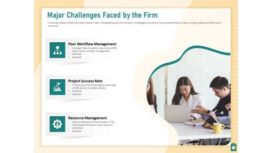 Major challenges faced firm PowerPoint templates, Slides and Graphics Major challenges faced firm PowerPoint templates, Slides and Graphics
