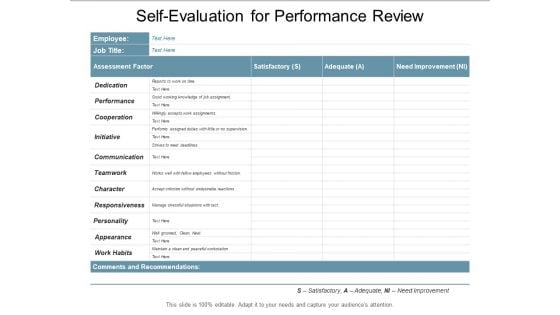 Self performance PowerPoint templates, Slides and Graphics Self performance PowerPoint templates, Slides and Graphics