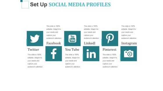 Set Up Social Media Profiles Ppt PowerPoint Presentation Visual Aids ... Set Up Social Media Profiles Ppt PowerPoint Presentation Visual Aids ...