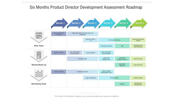 Six Months Product Director Development Assessment Roadmap Designs Six Months Product Director Development Assessment Roadmap Designs