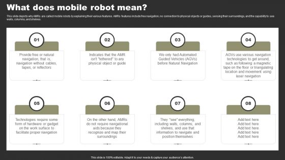 Types Of Independent Robotic System What Does Mobile Robot Mean ...