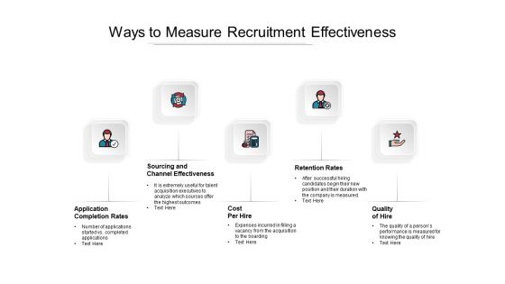 Ways To Measure Recruitment Effectiveness Ppt PowerPoint Presentation ... Ways To Measure Recruitment Effectiveness Ppt PowerPoint Presentation ...