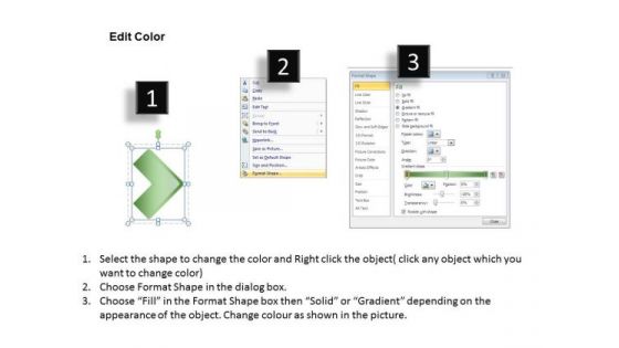 Linear Process Flow Slide Geeks
