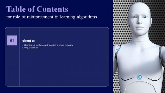 Role Of Reinforcement In Learning Algorithms Ppt Powerpoint Presentation Complete Deck With Slides