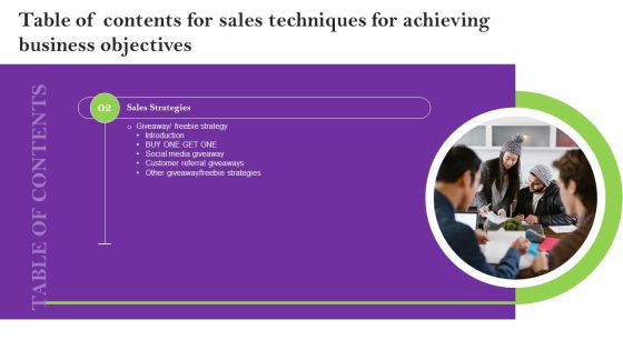 Sales Techniques For Achieving Business Objectives Ppt Powerpoint ...