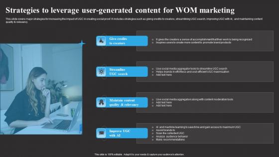 Leverage user generated content PowerPoint templates, Slides and Graphics Leverage user generated content PowerPoint templates, Slides and Graphics