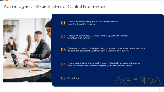Advantages Of Efficient Internal Control Framework Agenda Introduction ...