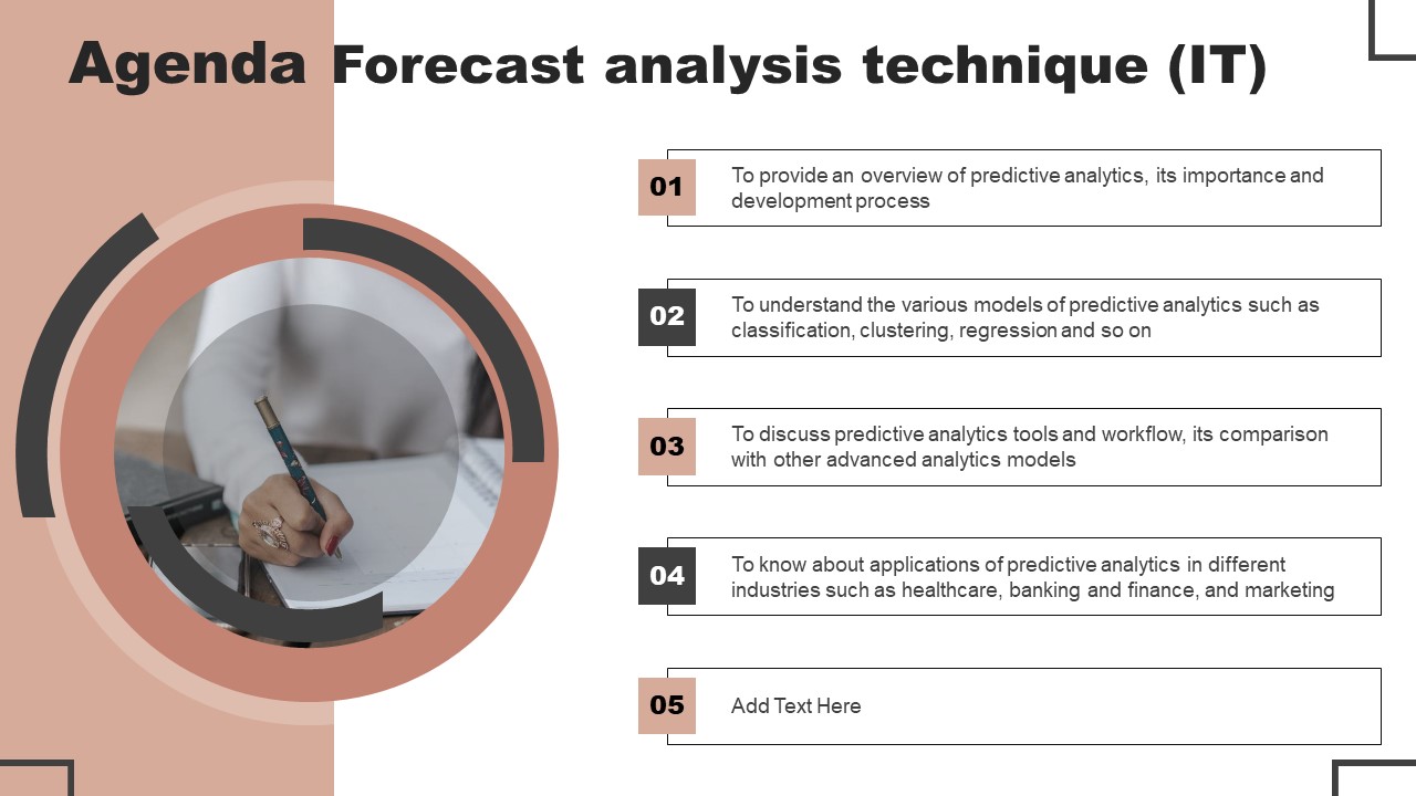 Agenda Forecast Analysis Technique IT Sample PDF - PowerPoint Templates Agenda Forecast Analysis Technique IT Sample PDF - PowerPoint Templates