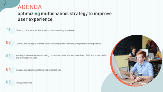 Agenda Optimizing Multichannel Strategy To Improve User Experience ... Agenda Optimizing Multichannel Strategy To Improve User Experience ...