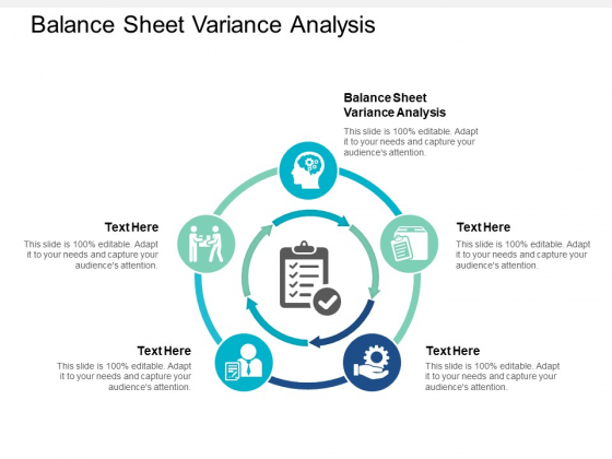 Balance Sheet Variance Analysis Ppt PowerPoint Presentation Gallery Design Inspiration Cpb 