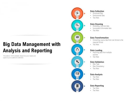 Big Data Management With Analysis And Reporting Ppt PowerPoint ...