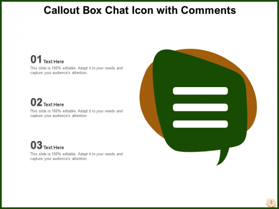 Bubble Chat Icon Speech Bubbles Circular Callout Ppt PowerPoint ...
