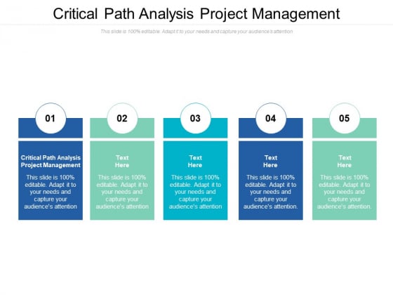 Critical Path Project Management PowerPoint templates, Slides and Graphics