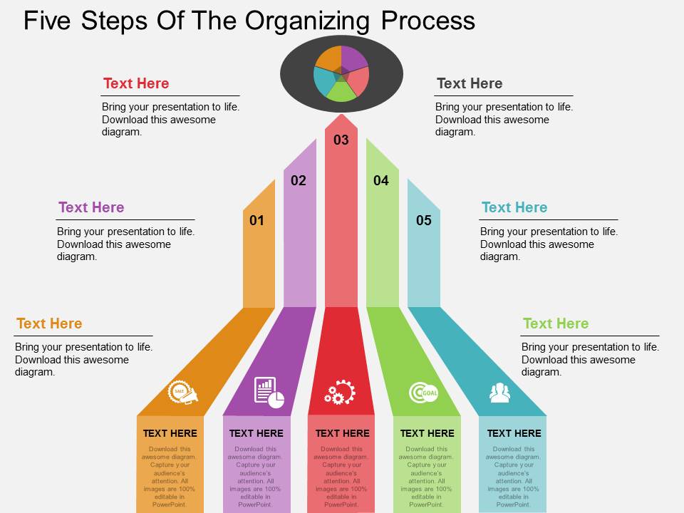 Five Steps Of The Organizing Process Powerpoint Template - PowerPoint ... Five Steps Of The Organizing Process Powerpoint Template - PowerPoint ...