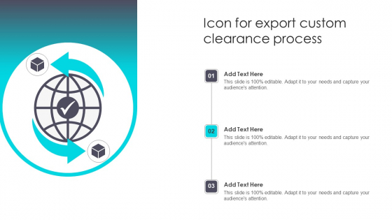 Icon For Export Custom Clearance Process Structure PDF - PowerPoint ...