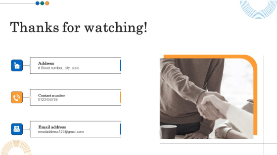 Implementing Marketing Strategies Thanks For Watching Ppt PowerPoint ...