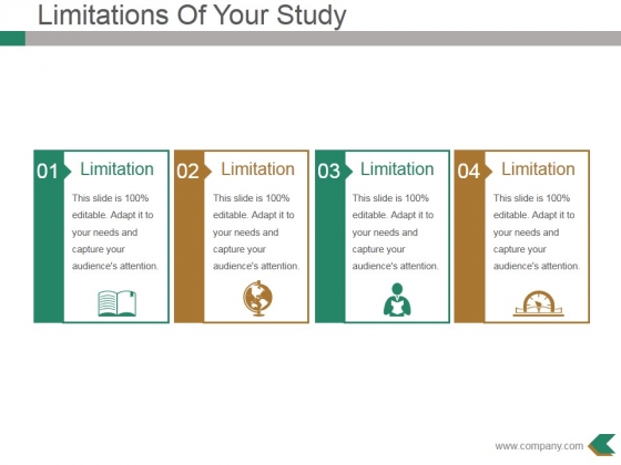Limitations Of Your Study Ppt PowerPoint Presentation File Guidelines ... Limitations Of Your Study Ppt PowerPoint Presentation File Guidelines ...
