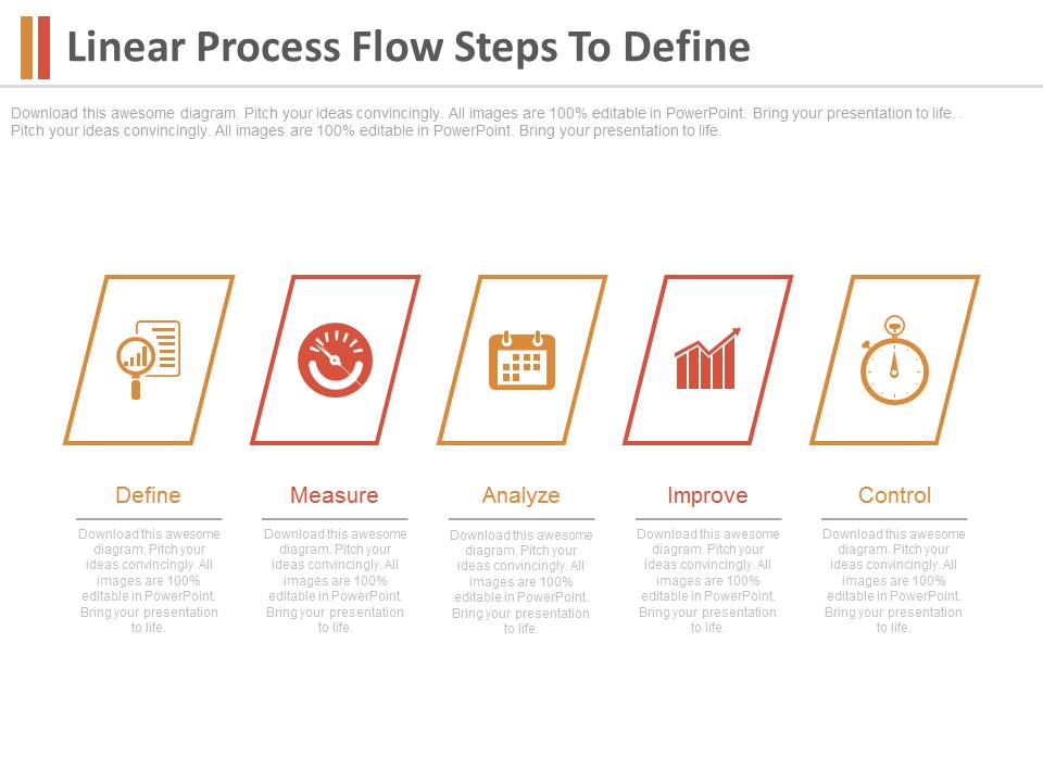 Linear Process Flow Steps To Define Ppt Slides - PowerPoint Templates Linear Process Flow Steps To Define Ppt Slides - PowerPoint Templates