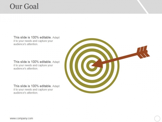Our Goal Ppt PowerPoint Presentation Infographic Template Example ...