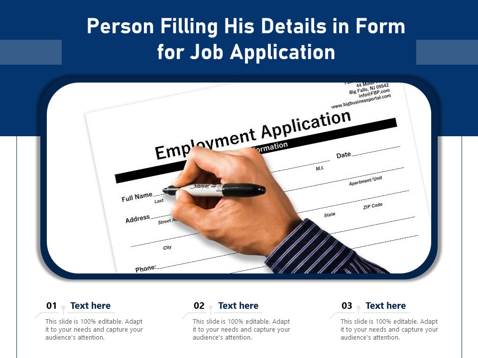 Job Application Pdf