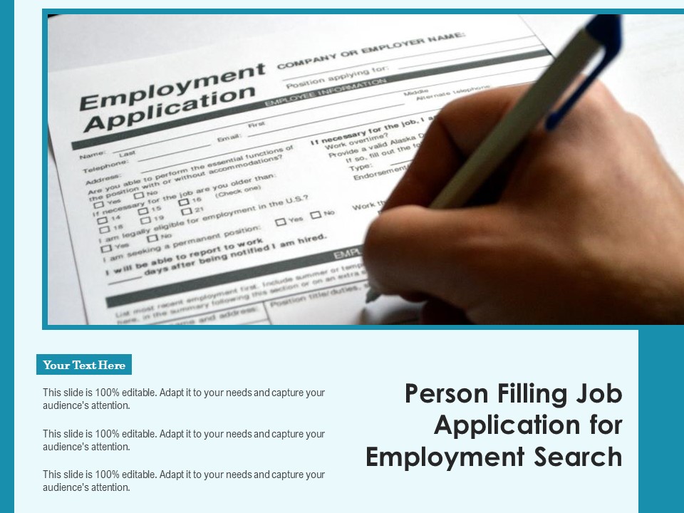 Application For Employment Pdf