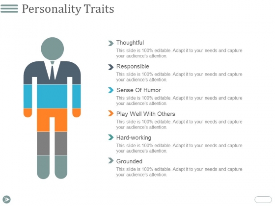 Personality Traits Ppt Powerpoint Presentation Professional Diagrams ... Personality Traits Ppt Powerpoint Presentation Professional Diagrams ...