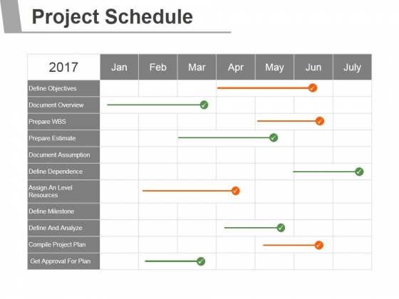 Project Schedule Ppt PowerPoint Presentation Slide PowerPoint Templates
