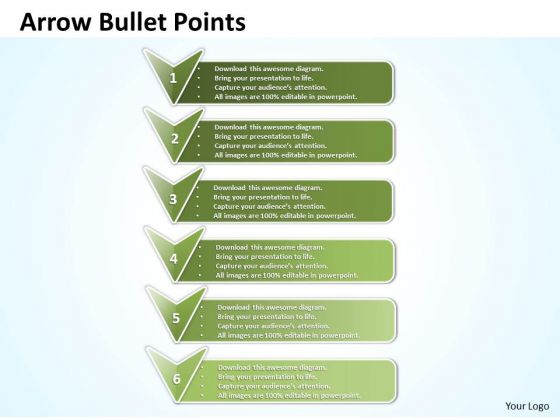 Ppt Arrow Bullet Points And Blocks PowerPoint Templates PowerPoint 